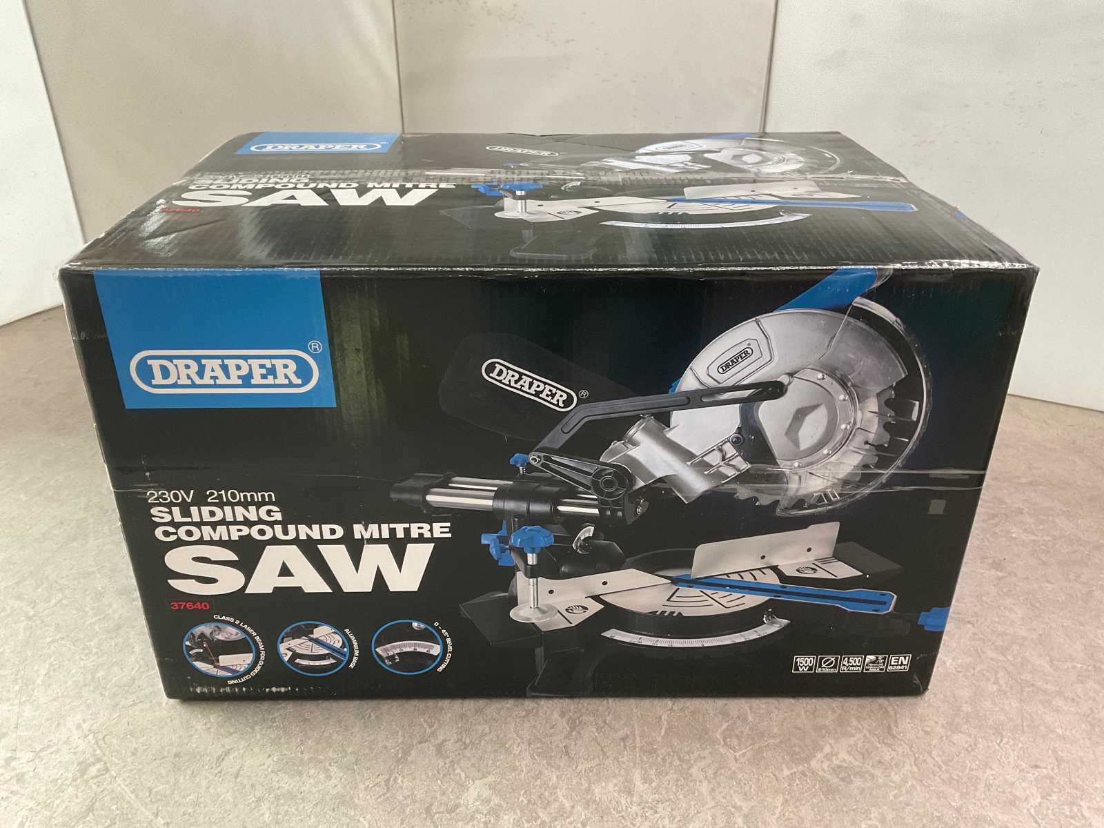 Draper Verstekzaag met lasersnijgeleider verschuifbaar - FlimDeal