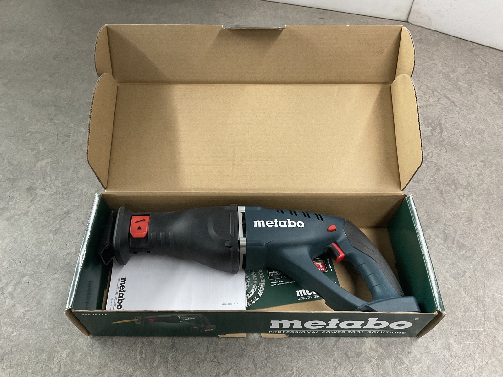 Metabo - ASE 18 LTX - accu-reciprozaag - FlimDeal